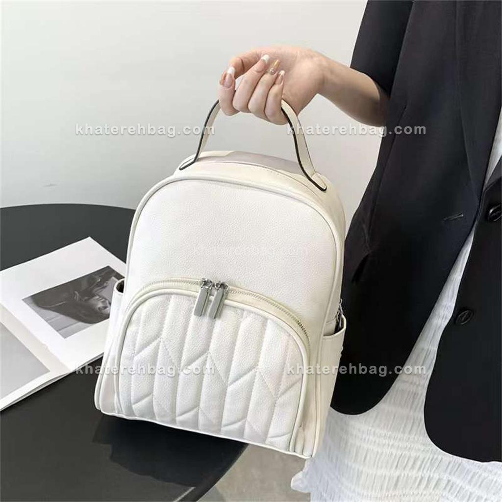 کوله پشتی چرم - کد : (22798) - خاطره